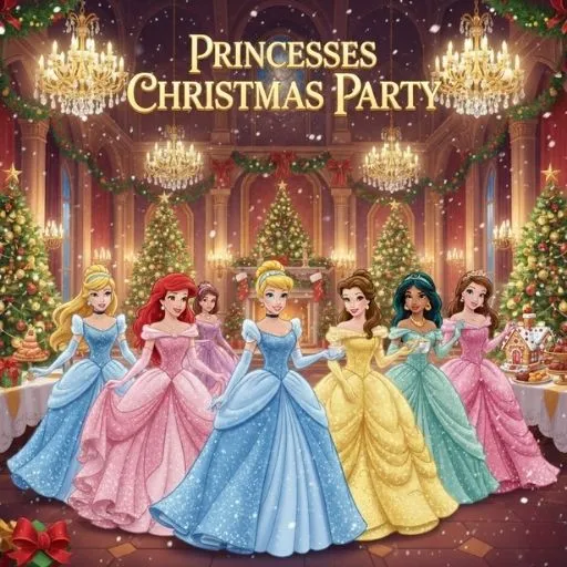 Play Princesses Christmas Party - girls - Free online game